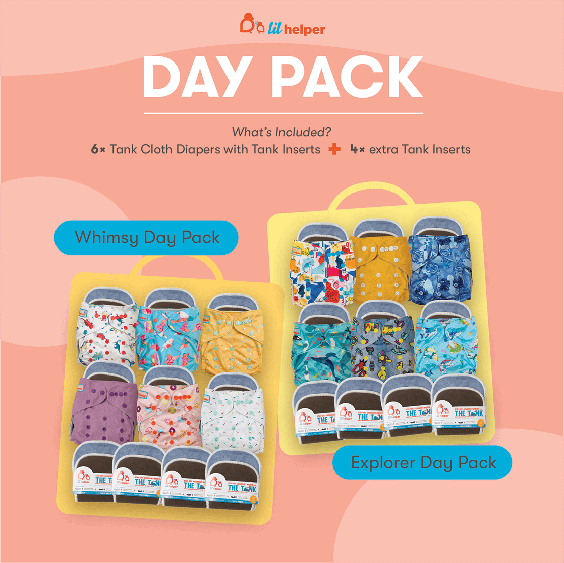 Best Cloth Diaper Day Pack | All You Need for a Day of Cloth Diapering